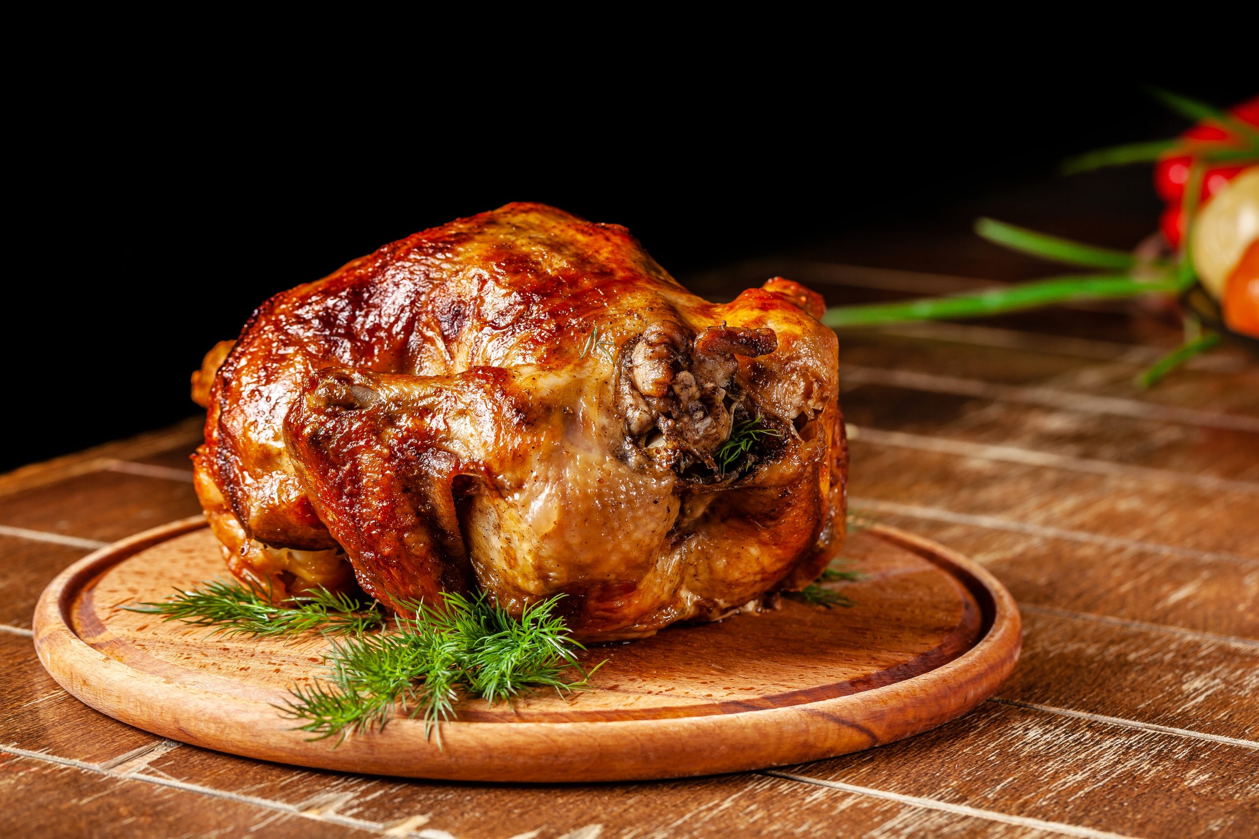 Pollo asado a la miel de romero . - Apicola Costa Azahar